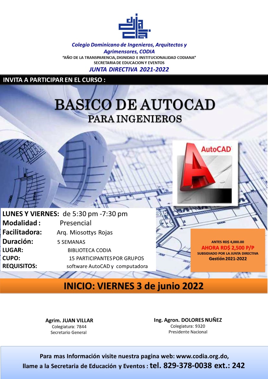 Colegio Dominicano de Ingenieros, Arquitectos y Agrimensores | CODIA ...